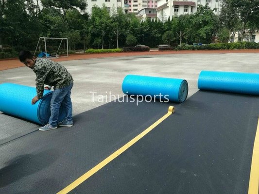 Crosslinked PE Foam Hockey rugby baseball field Synthetic Grass Underlay Shock Absorbing Pad With high Water Drainage