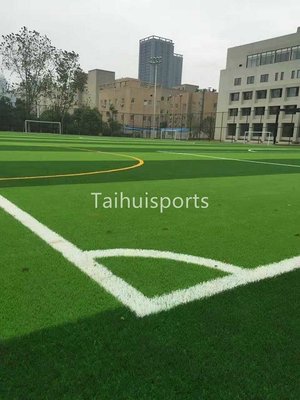Double-Sided Slotted Eco Friendly Artificial Turf Shock Pad water proof Heavy Metal Free 0.3MPa Tensile Strength