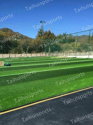 Two Sides Grooved Water Proof UV Resistant 50 MM Thick Artificial Grass Underlay For Golf Field Rubber Carpet