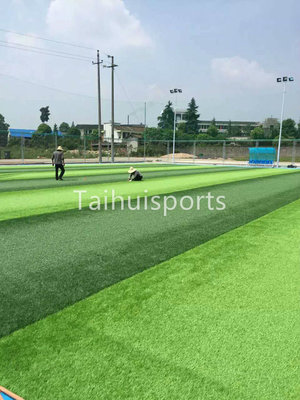 UV Resistant Two Sides Slotted Playground Underlayment PU Foam Shock Pad For Artificial Turf No Pulverize