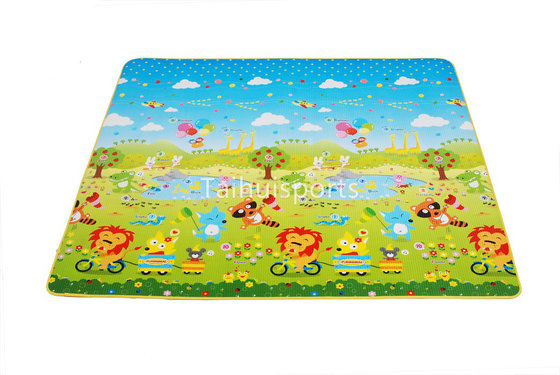 Double Sided Baby Crawling Mat Infants / Baby Floor Play Mat Water Resistance
