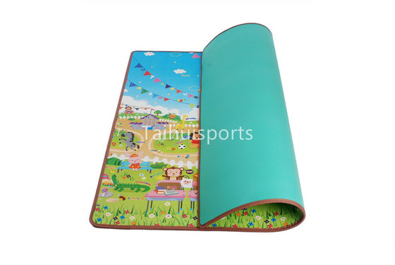 Single Sided Eco Eva Foam Play Mats , Anti Bacterial Cushioned Play Mat