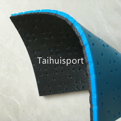 0.3 MPa Tensile Strength Turf Rubber Carpet Underlay Shock Pad With Foam Underneath Of Multiple Purpose no odor