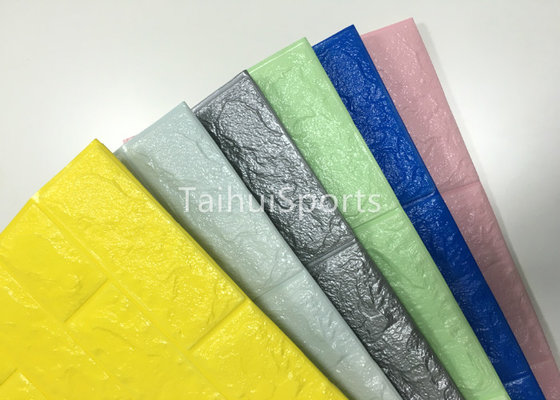 Soft Textured Faux 3D Brick Wallpaper Bedroom Decoration Lightweight