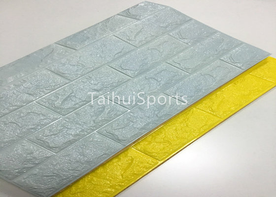 Soft Textured Faux 3D Brick Wallpaper Bedroom Decoration Lightweight