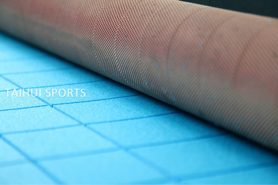 Recyclable Double-Sided Slotted Artificial Turf Shock Pad 3 Composite Layers Playground Underlayment 8-20Mm Thickness