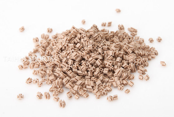 Cooling Synthetic Turf Infill Recyclable TPE Rubber Filling Indoor/Outdoor Pitch Low Bulk Density UV resistant