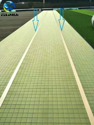 PE Foam Water Proof Two Sides Slotted 8-20 mm Synthetic Grass Underlay Multi - Directional Drainage Of Turf System