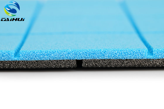 PE Foam Water Proof Two Sides Slotted 8-20 mm Synthetic Grass Underlay Multi - Directional Drainage Of Turf System