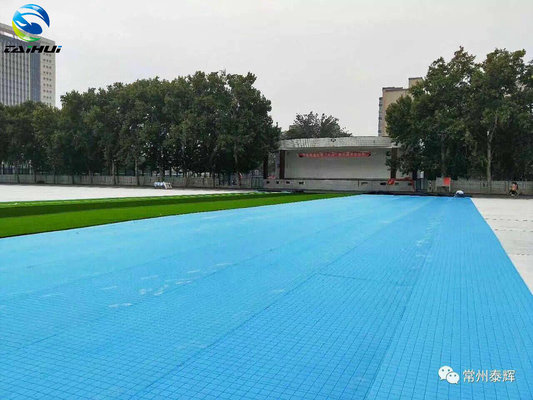 Crosslinked Outside PE Foam Artificial Grass Underlay Flame Retardant Shock Pad Protection 8-20 Mm Multiple Purpose