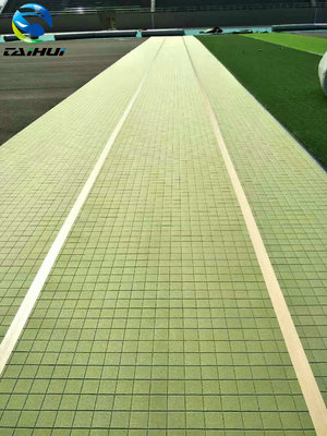 Crosslinked Green PE Foam Synthetic Grass Underlay Football  Rugby Baseball Hockey Field Force Proof Customized Size