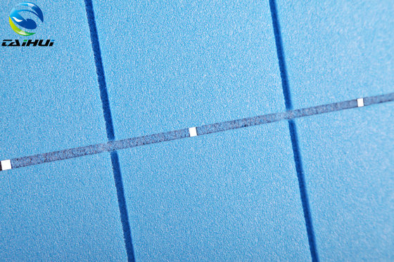 PE Foam Double-Sided Grooved Artificial Turf Underlay Tensile Strength 0.3MPa Recyclable Shock Pad With SGS Standard​