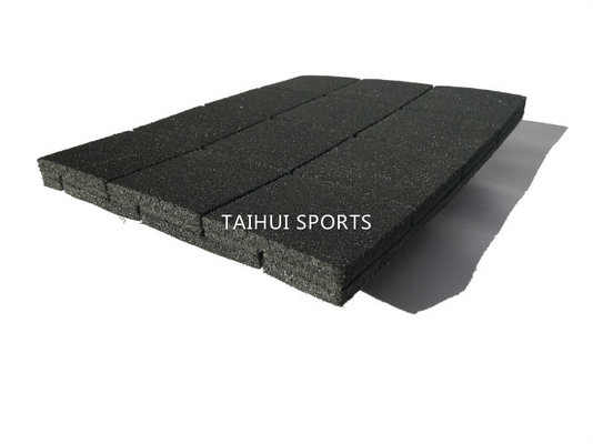 Two Sides Grooved PE Polymer Artificial Turf Shock Pad Shockproof Artificial Grass Underlay Recycled Various Thickness