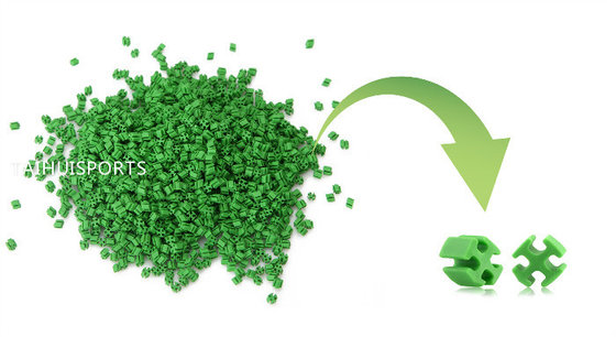 SEBS Shock Absorbing Rubber Infill Cooling granules Recyclable Turf Infill For Artificial Grass Less Filling Acid