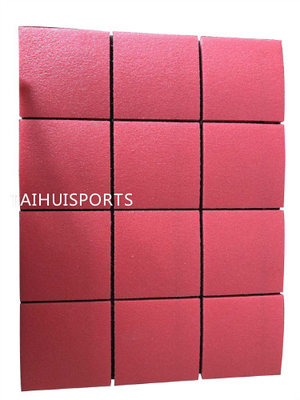 Two Sides Slotted Sports Flooring Shock Pad Foam Underlay For Fake Grass Water Proof Various Thickness