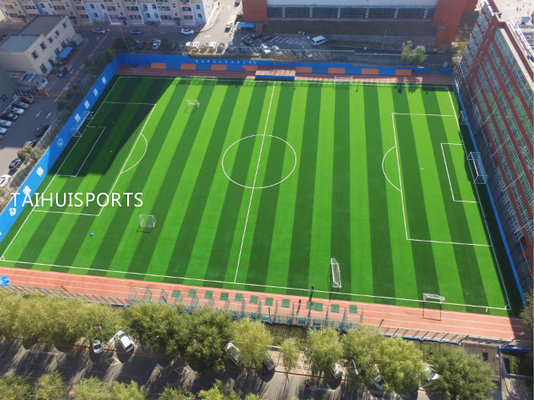 PE Foam Two Sides Slotted Water Proof Landscape Fake Grass Underlay For Artificial Turf Three Layers Various Thickness