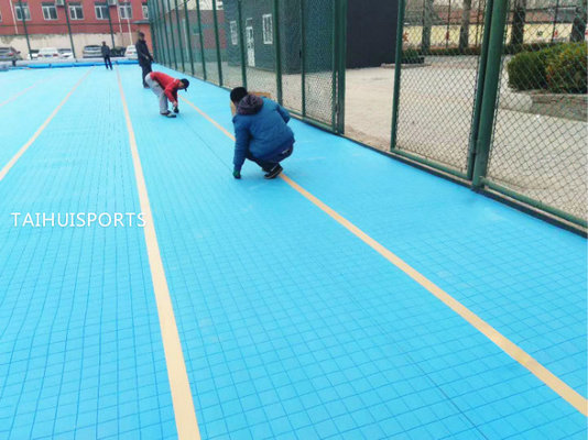 Double-Sided Grooved Artificial Grass Underlay Padding PE Foam Three Layers With Children Safety HIC Playground
