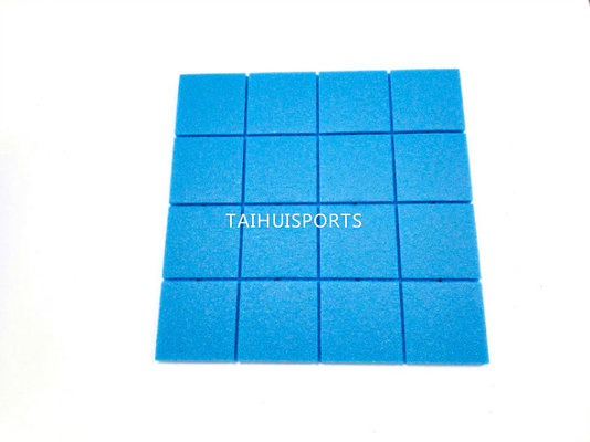 UV Proof Blue PE  Double-Sided Grooved Underlay Shock Pad For Artificial Grass of 10-30 mm for soccer,rugby,tennis etc.