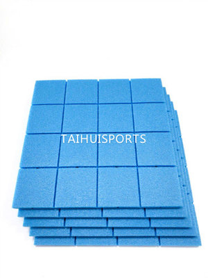 Two Sides Grooved Water Proof PE Foam  Light Weight Baseball Football Artificial Grass Underlay High Density 70 Kg/M3