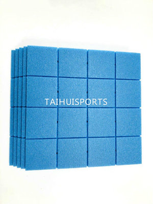 UV Proof Blue PE  Double-Sided Grooved Underlay Shock Pad For Artificial Grass of 10-30 mm for soccer,rugby,tennis etc.