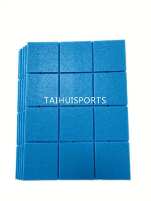 PE Rubber Two Sides Grooved Water Proof Fake Artificial Grass Underlay Customized Thickness Odorless 3-layer composite