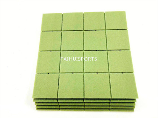 UV Proof Artificial Double-Sided Grooved Grass Shock Pad Underlay Weather Fastness 8 MM Thickness 25mm Thickness