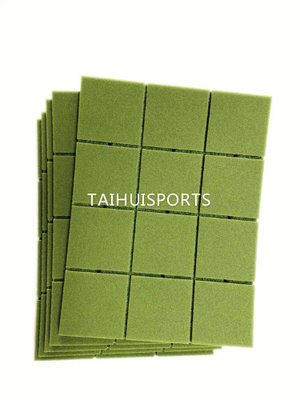 UV Proof Artificial Double-Sided Grooved Grass Shock Pad Underlay Weather Fastness 8 MM Thickness 25mm Thickness