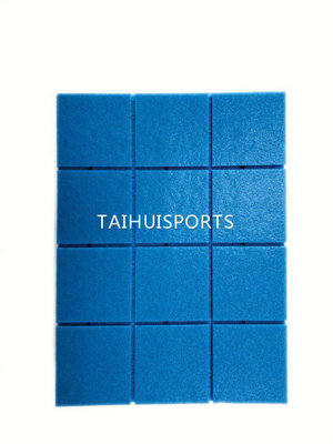 Double-Sided Grooved Shock Pad Artificial Grass Padding Of 30 Density With 3 Layer Composite Structure