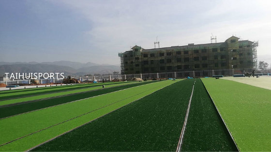 PE Closed-Cell Foam Water Proof Double-Sided Grooved Artificial Turf Shock Pad Underlay  Pad For Various Sports Fields