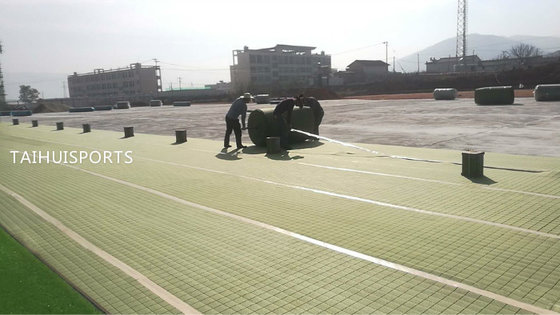 Water Proof Synthetic Grass Shock Pad Double-Sided Grooved Underlay For Football Baseball  Sports Court No Odor