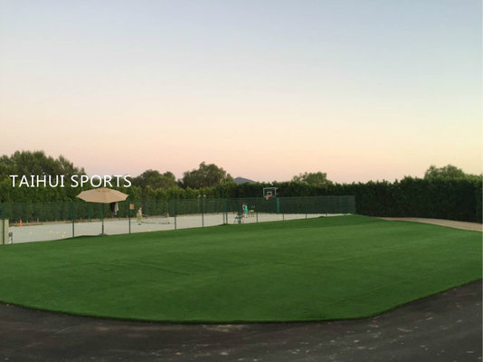 Double-Sided Grooved Playground Turf Padding Artificial Turf System Underlay Safe Level Of Food With 30 Density