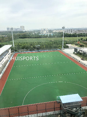 Double-Sided Grooved Playground Turf Padding Artificial Turf System Underlay Safe Level Of Food With 30 Density