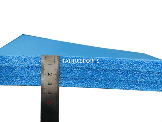 Double-Sided Grooved Playground Turf Padding Artificial Turf System Underlay Safe Level Of Food With 30 Density