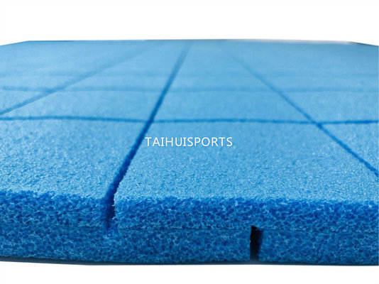 UV Proof Double-Sided Grooved Artificial Grass Underlay , Shock Pads Underlay 70 Density Of 10-30 mm Thickness