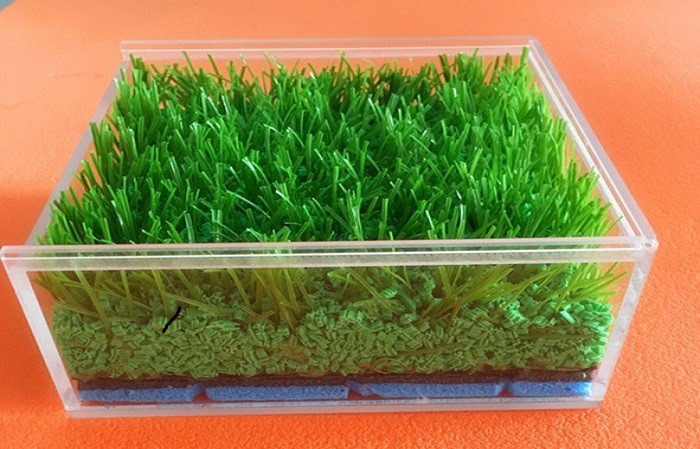 Recyclable Customized Synthetic Grass Rubber Infill For Artificial Turf Odorless Food Grade SBR Rubber Granules