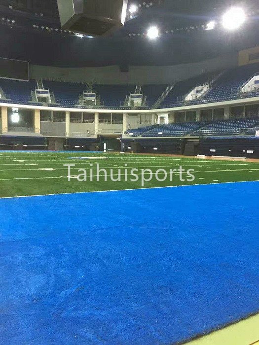 Closed-Cell PE Foam Rubber Double-Sided Grooved Fake Grass Underlay High Shock Absorbing Various Thickness