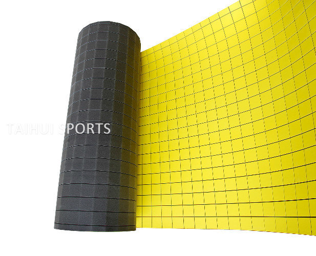 Two Sides Slotted PE Foam Carpet Artificial Grass Underlay water proof Playground Padding Rubber Customised Thickness