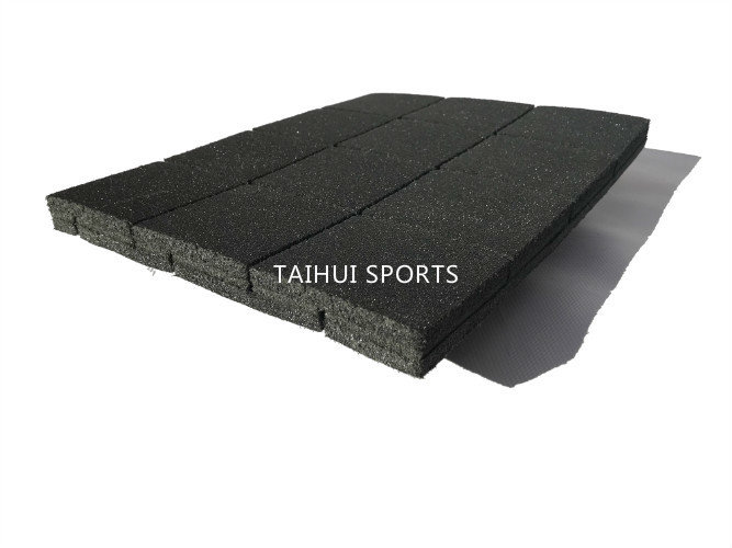 Two Sides Grooved PE Polymer Artificial Turf Shock Pad Shockproof Artificial Grass Underlay Recycled Various Thickness