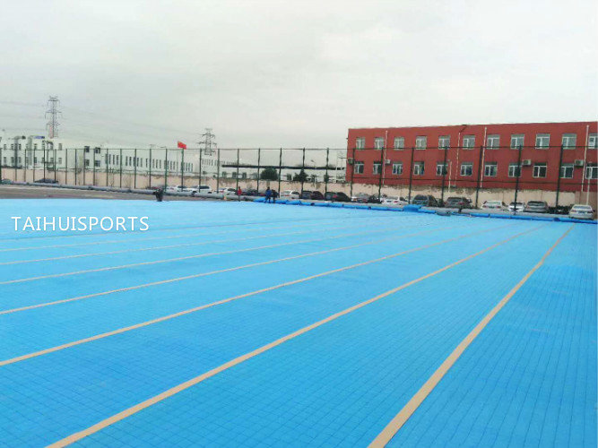 Crosslinked Water Proof Artificial Grass Shock Pad Grass Underlayment Of PE Foam 3-Layer Composite Various Thickness