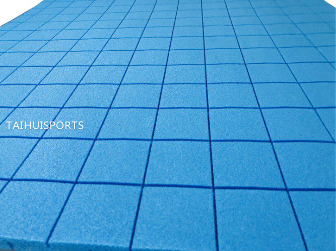 PE Foam Shock Absorption Pad Of Two Sides Synchronous Grooved Structure For Outdoor Artificial Grass Of Multiple Purpose