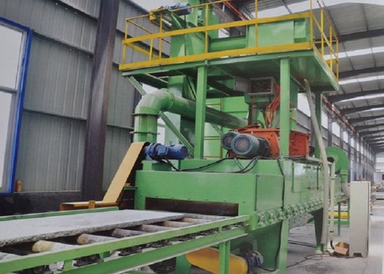 Stone Blast Cleaning Machine , Cement Tiles Shot Peening Equipment