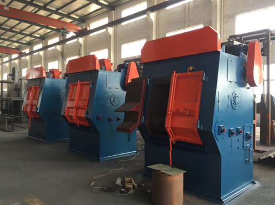 LD700 Rubber Tumblast Industrial Shot Blasting Machine , Shot Peening Equipment