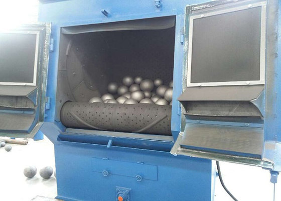Tight Shaft Auto Tumble Shot Blasting Machine For Light Metal Castings