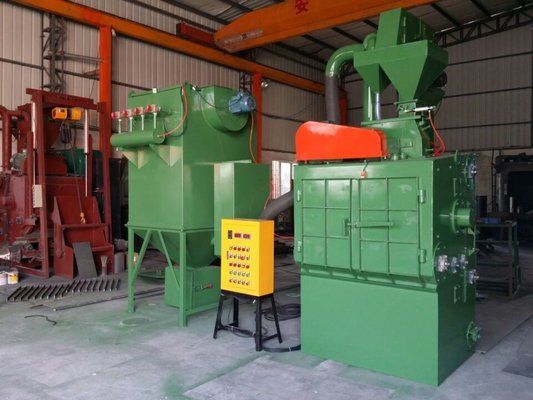 Fastener Pieces Surface Derusting Shot Blasting Machine with Rubber Belt 460V