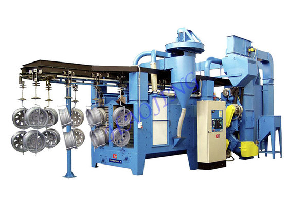 Overhead Spinner Hanger Shot Blasting Machines For Casting Descaling