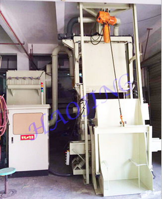 Wheel Blaster Tumble Auto Blasting Machine , Blast Track Shot Blaster Surface Derusting