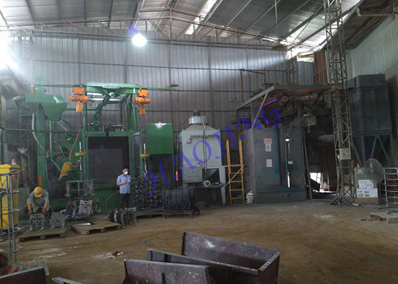 Industrial Shot Blasting Equipment , Bead Blasting Equipment For Aluminium Castings