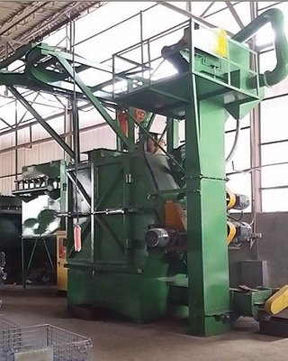 Automatic Shot Blasting Machine , Blast Cleaning Machine Aluminium Castings Surface Treatment