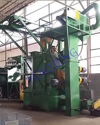Y Shape Shot Blast Cleaning Machine Aluminium Castings With Shots Control System