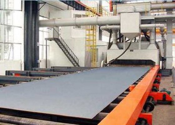 Steel Plate Shot Blasting Machine , Shot Peening Machine Electrical Control System